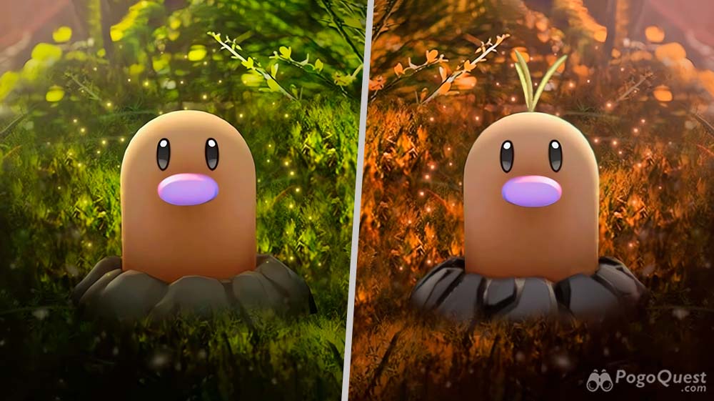 Hora destacada de Diglett de Kanto y Diglett de Alola en Pokémon GO ...